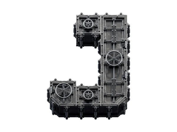 Protected Metal Storage Font — Stock Photo © vrender #394818322