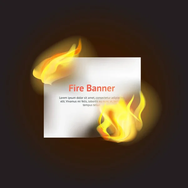 100,000 Flame banner Vector Images | Depositphotos