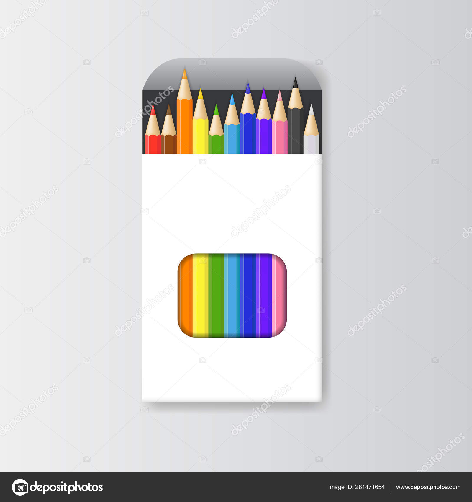 Pencil Box Vector