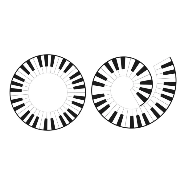 Spiral of falling dominoes. Isolated on white background. Stock Vector ...