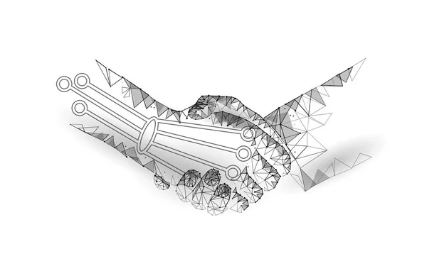 Robot arm low poly manipulator. Earth ecology construct assembly ...