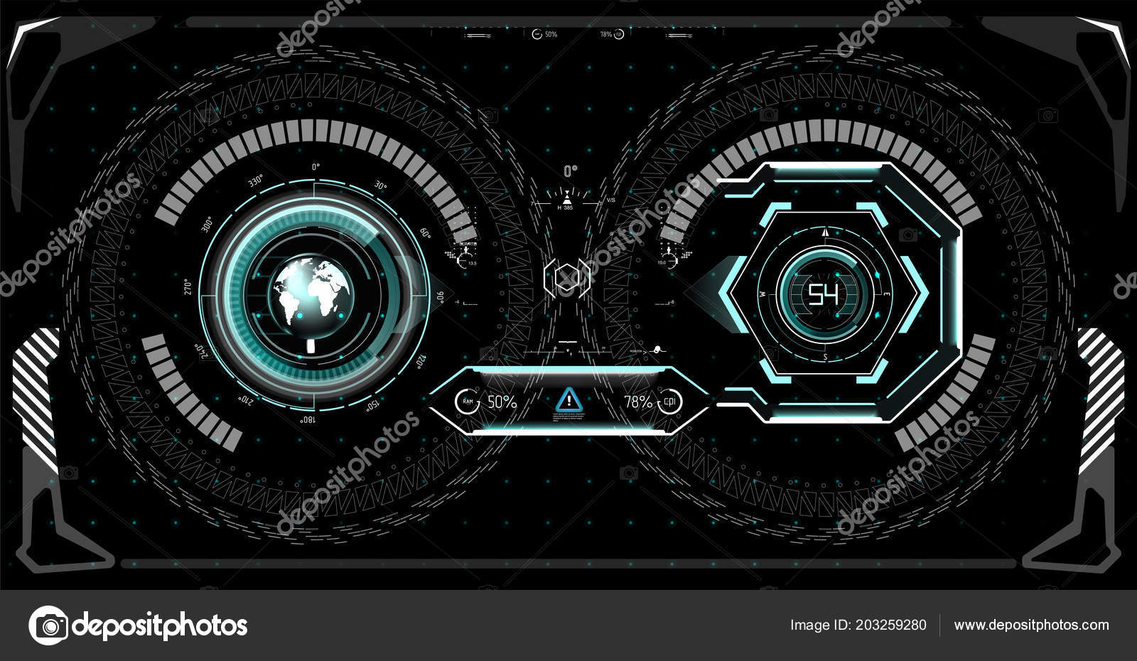 Futuristic Screen Design