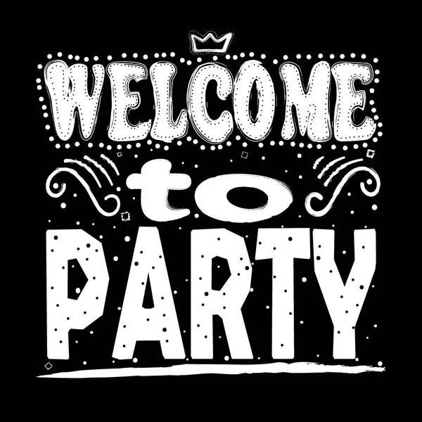 Welcome party Vector Images | Depositphotos