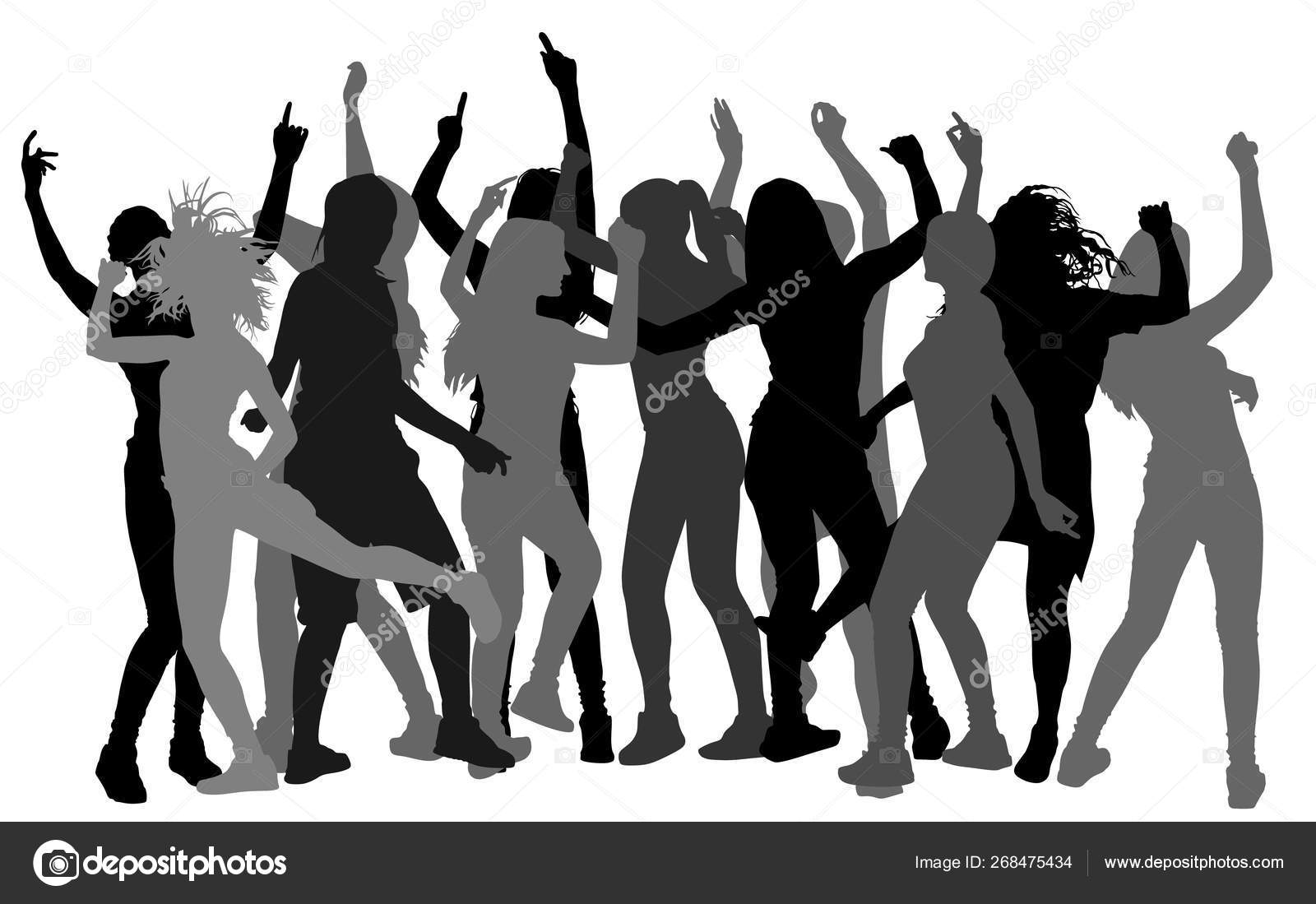 Club Dancing Silhouette