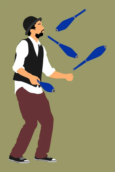 Toss juggling Vector Art Stock Images | Depositphotos