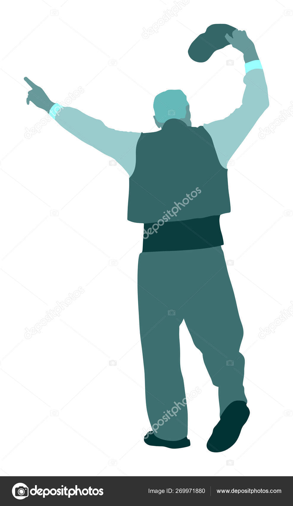 Greek Evzone Dancing Vector Isolated White Background Traditional ...