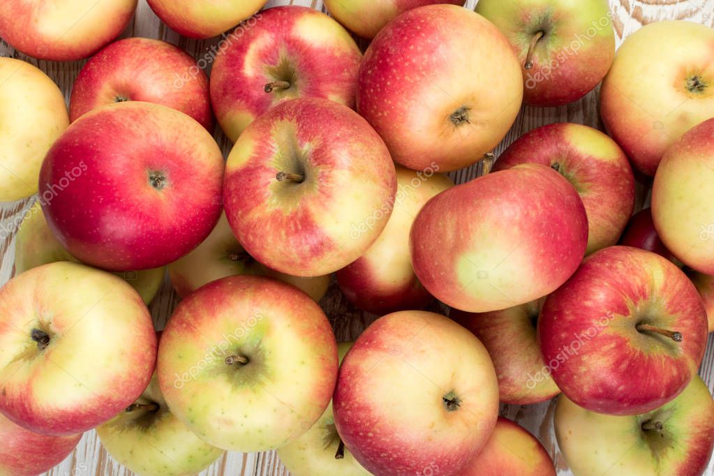 Patrón entero de manzana suave roja y verde listo para la vista ...