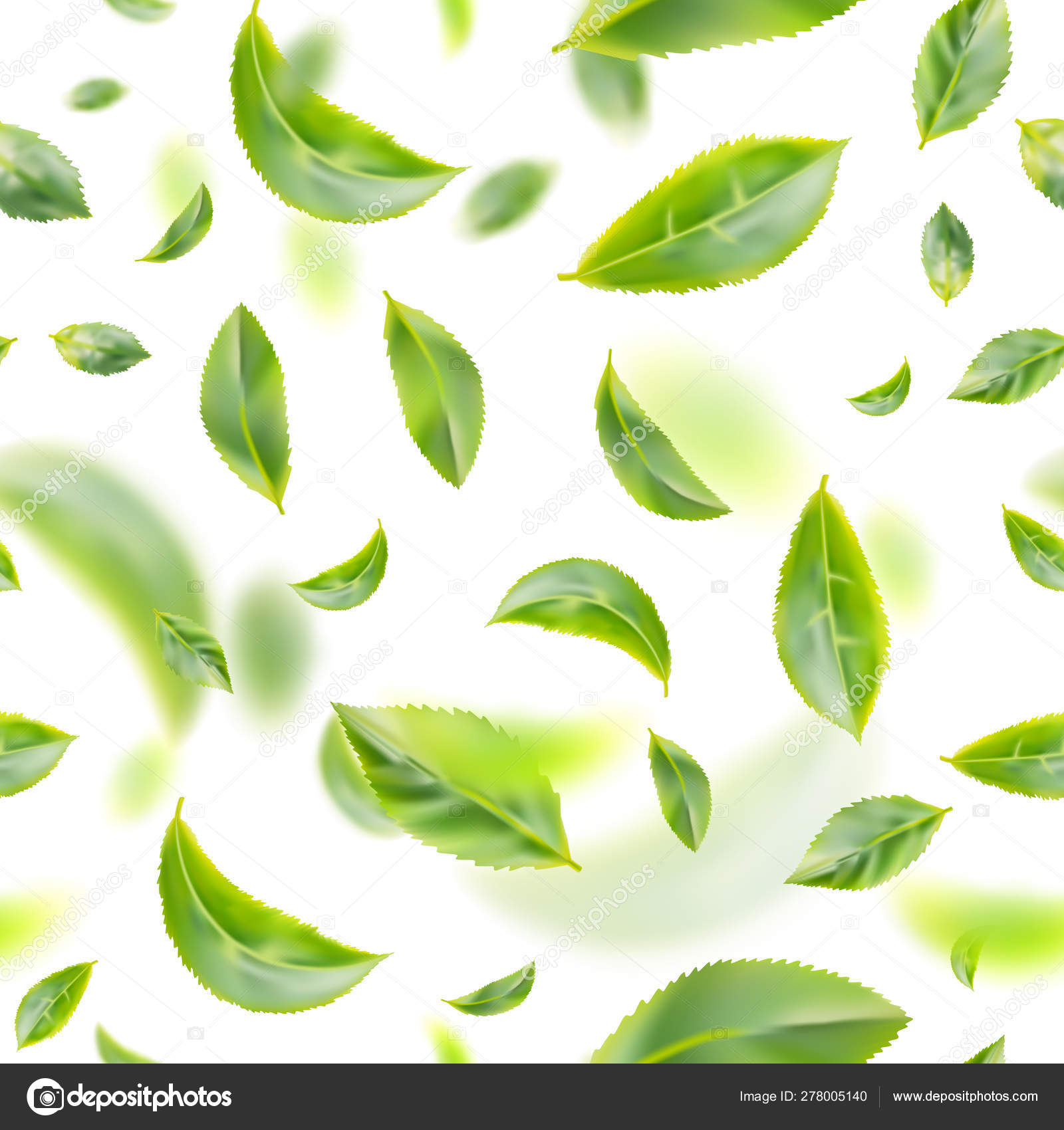 Tea Leaf Pattern Vector