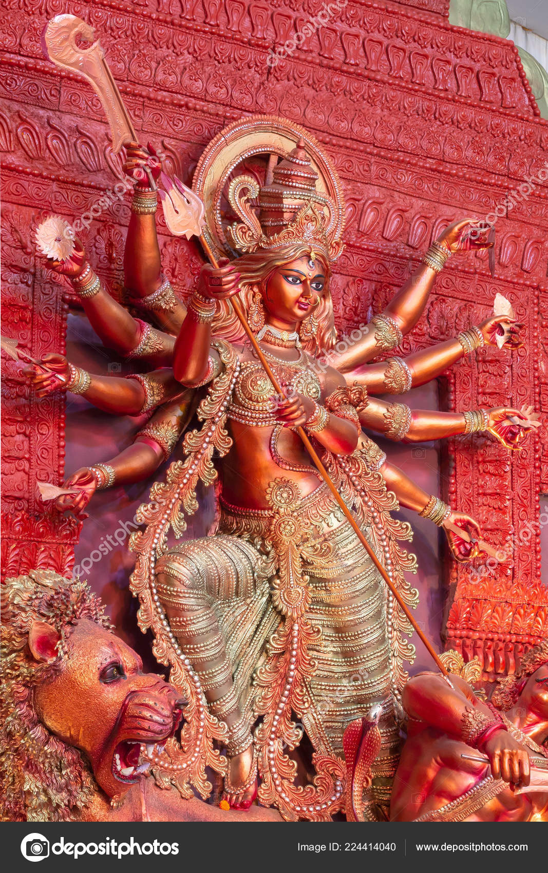 Block Operative Ground Durga Puja Samithi Park New Delhi Oct — Stock ...