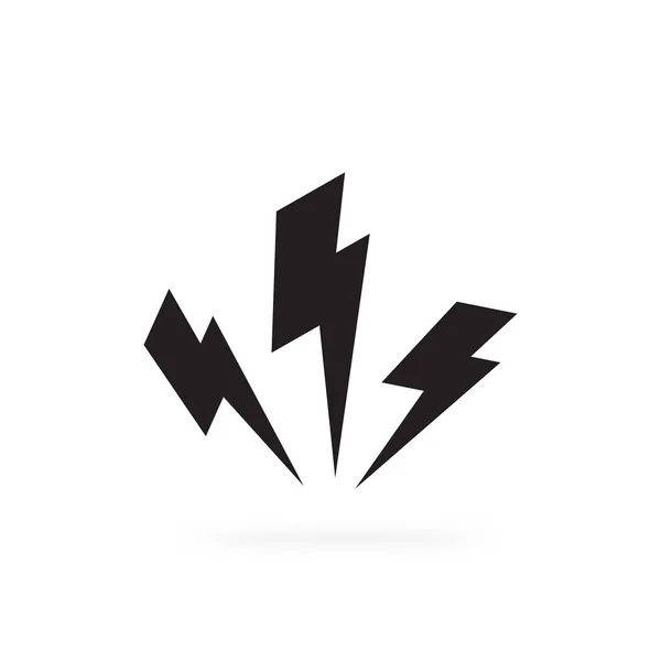 Lighting Strike Simple Vector Icon Isolated Battery Charger Pictogram ...
