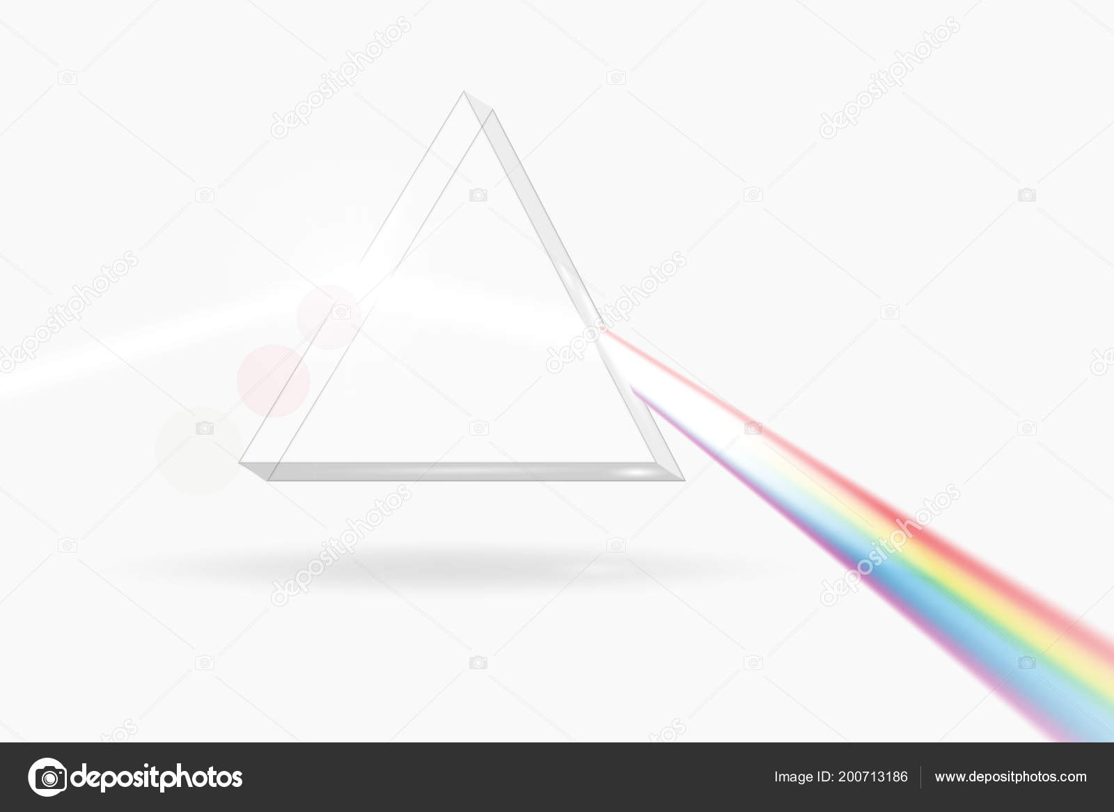 Spectrum Prism Picture Transparent Optical Element Triangular Prism ...