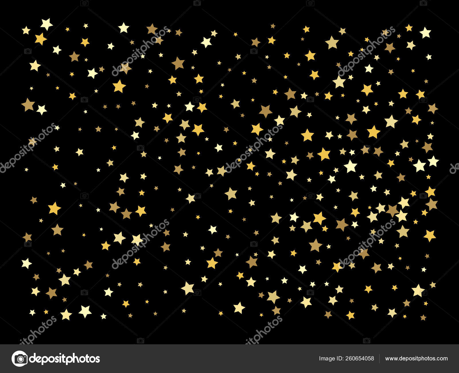 Vector background with gold stars Stock Vector Image by ©Roussanov ...