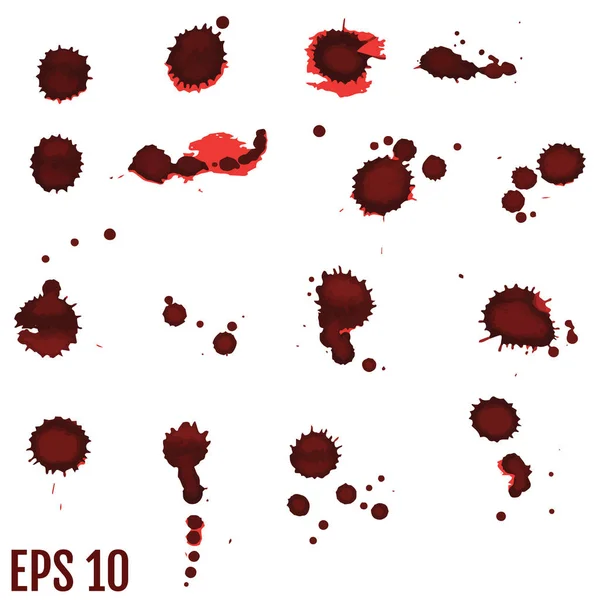 Blood Splatter Outline Only