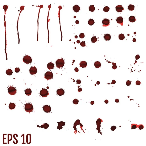 Blood Splatter Outline Only