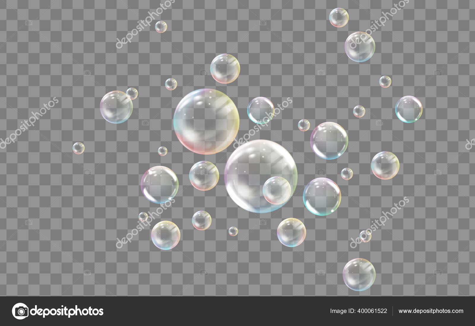 Water Bubbles Vector Transparent