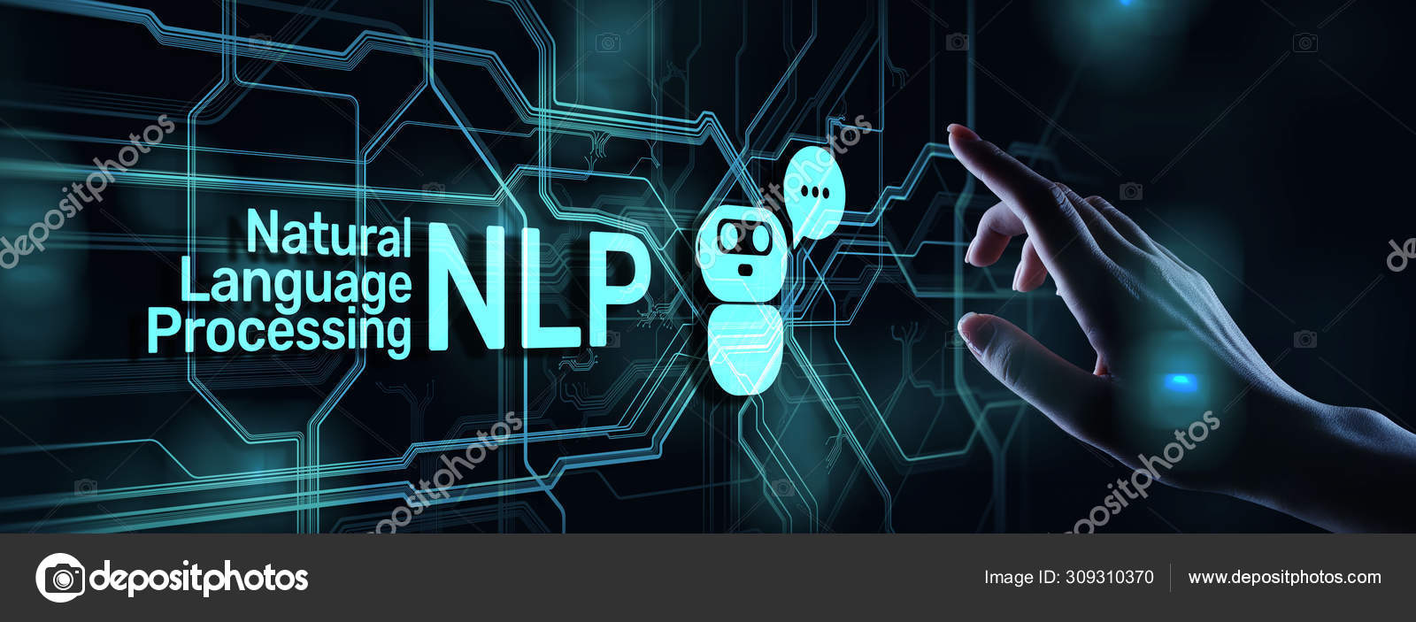 NLP natural language processing cognitive computing technology concept ...