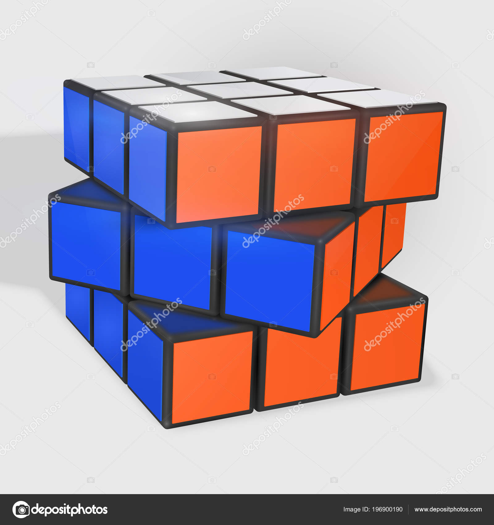Rubik s Cube vector illustration Stock Vector Image by ©Makstorm #196900190