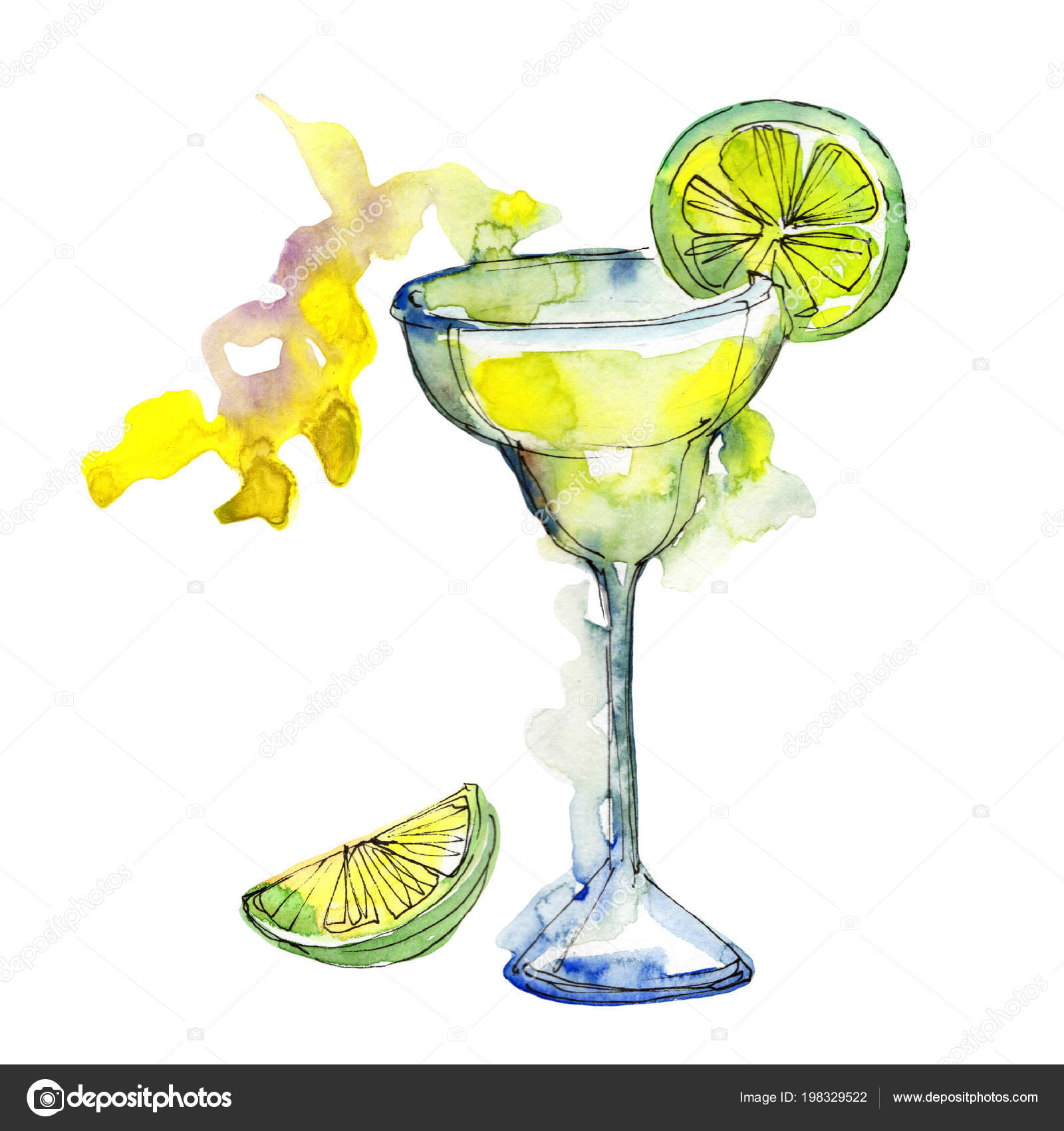 Martini Drink Border