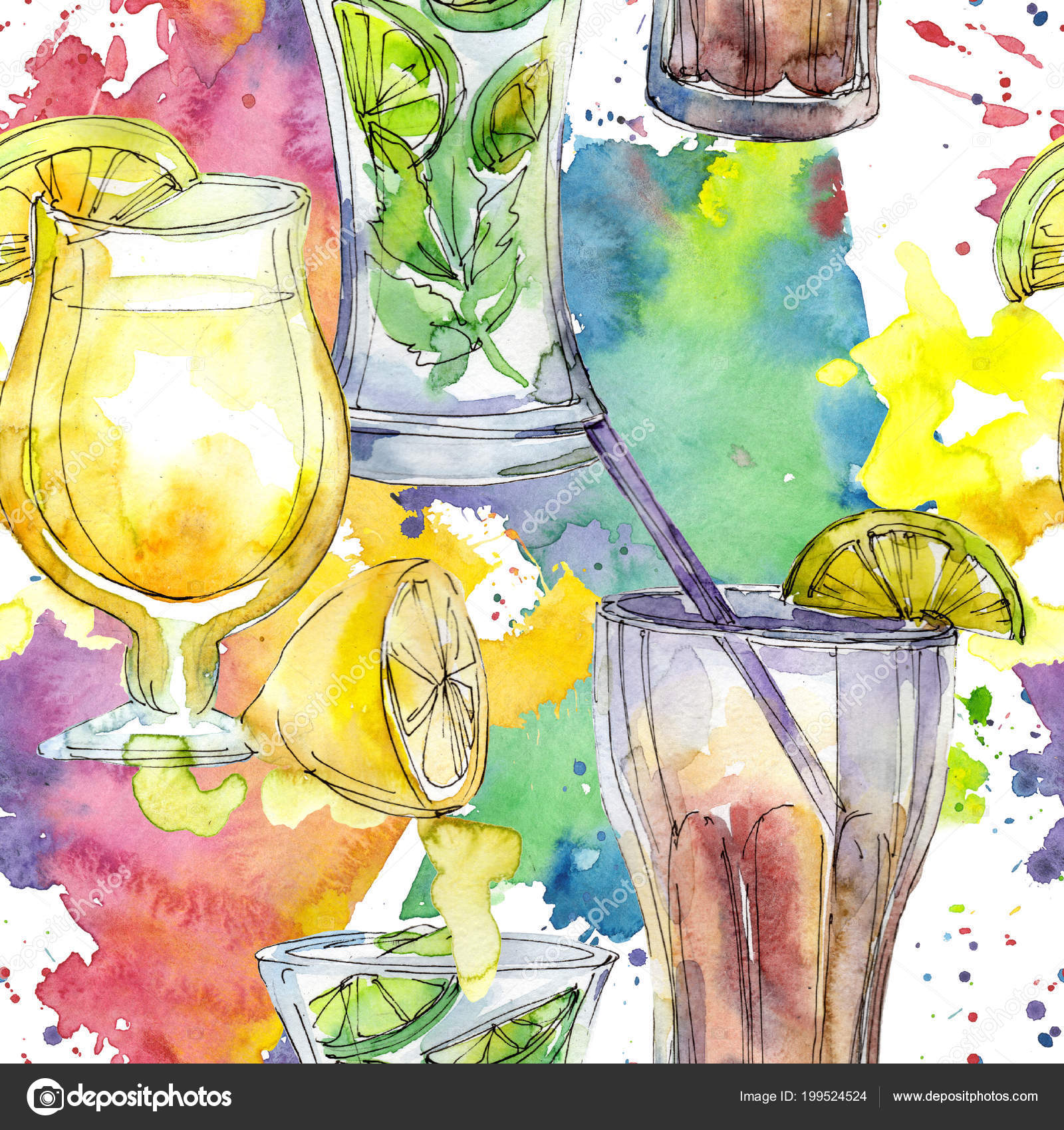 Cocktail Party Border