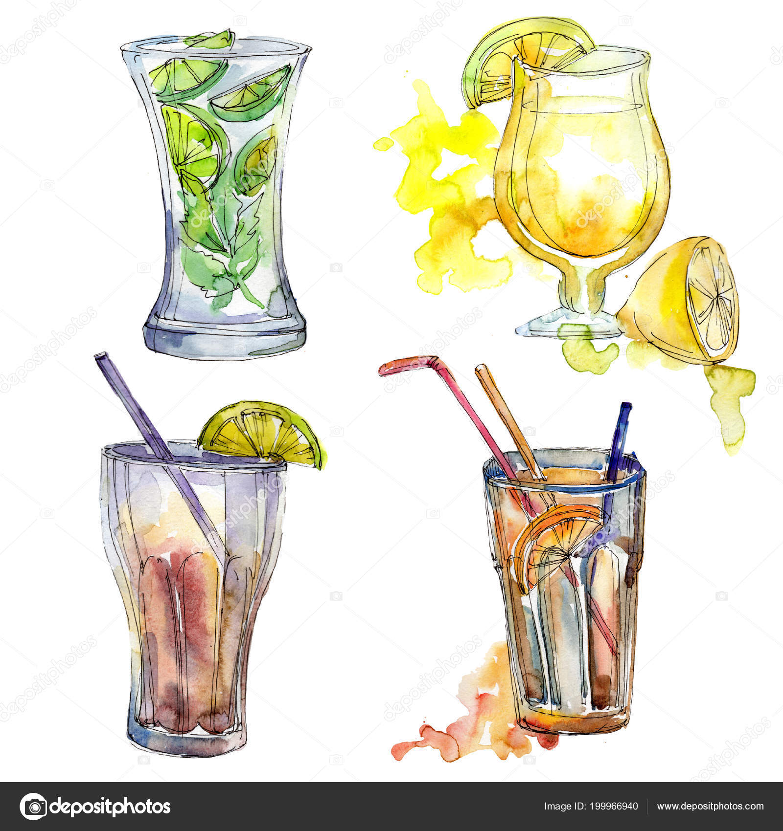 Martini Drink Border