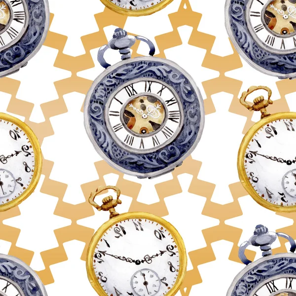 Vintage Clocks Pattern — Stock Vector © LanaN. #39369275