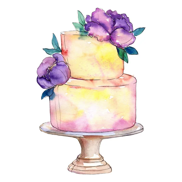 Purple birthday cake Stock Photos, Royalty Free Purple birthday cake ...