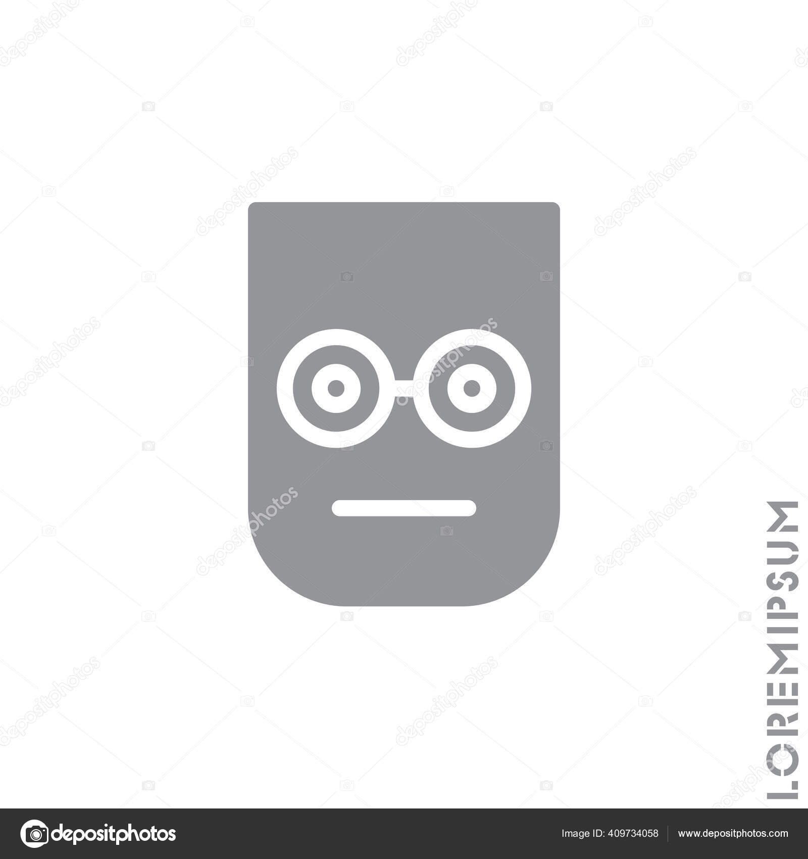 Meh Icon Vector Emoticon Symbol Modern Flat Symbol Web Mobil Stock ...