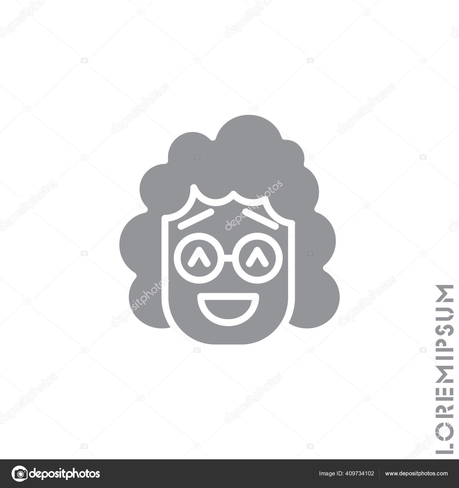 Smile Vector Girl Woman Icon Happy Symbol Style Sign Mobile Stock ...