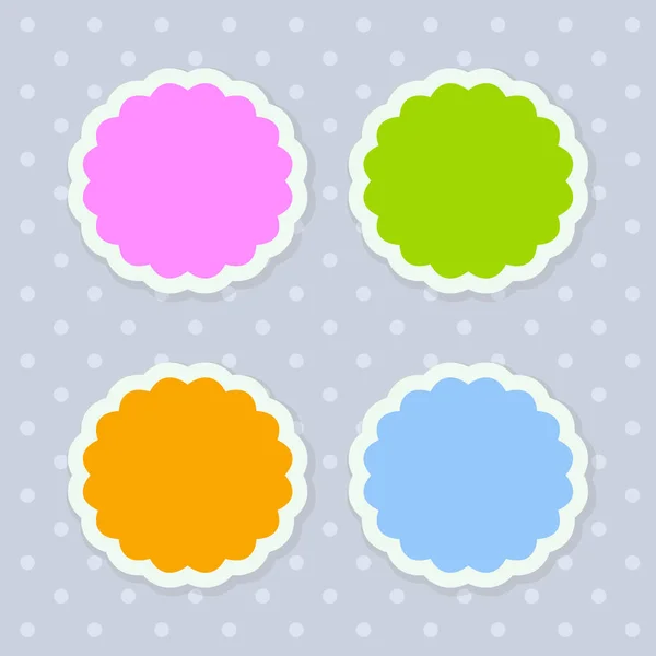 Scalloped Circle Frame Clip Art
