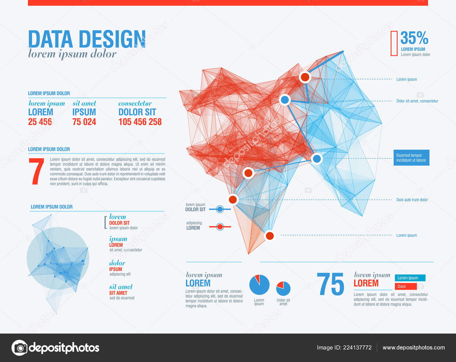 Futuristic Infographic Information Aesthetic Design Complex Data ...