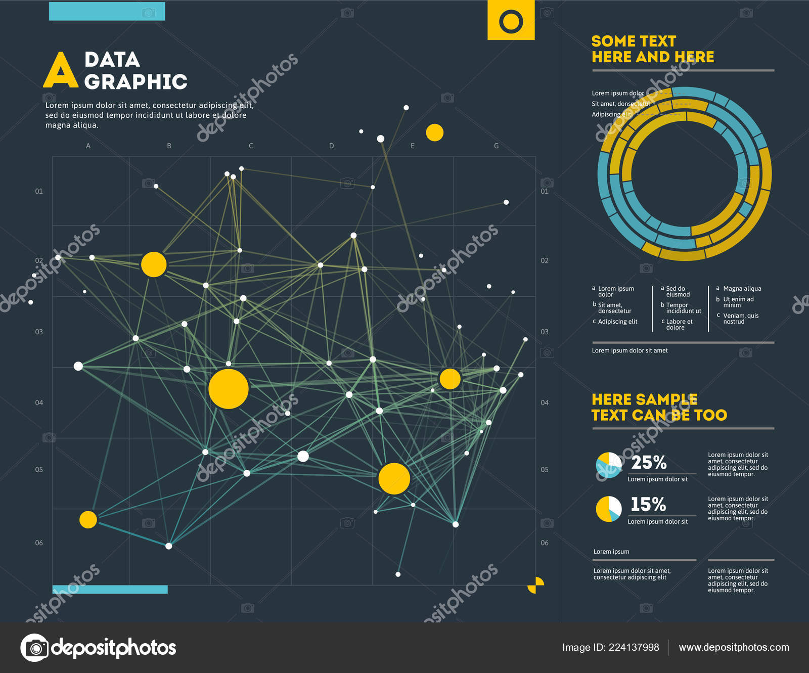 Futuristic Infographic Information Aesthetic Design Complex Data ...