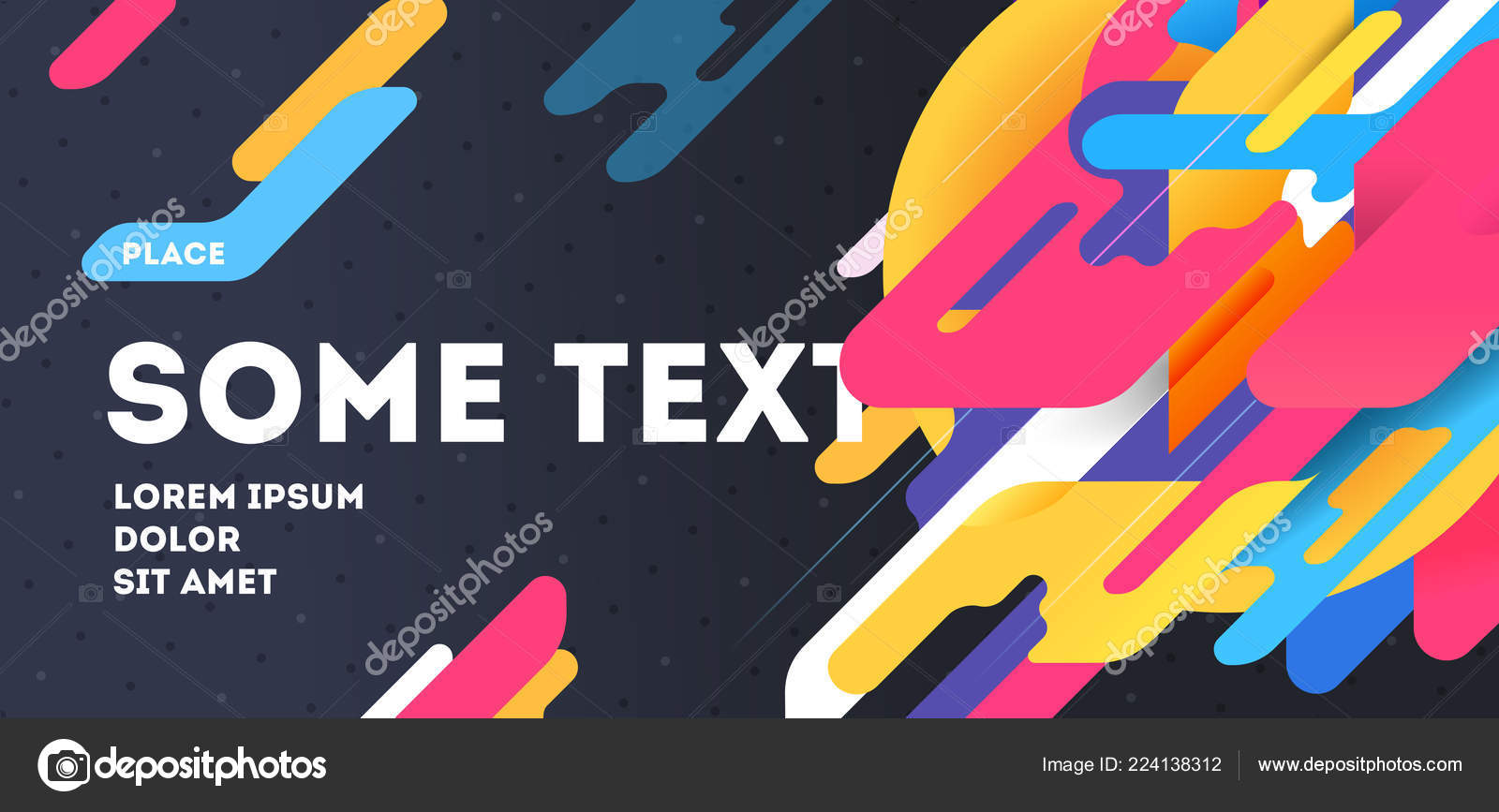 Flyer Minimalistic Flat Design Modern Diagonal Abstract Background ...