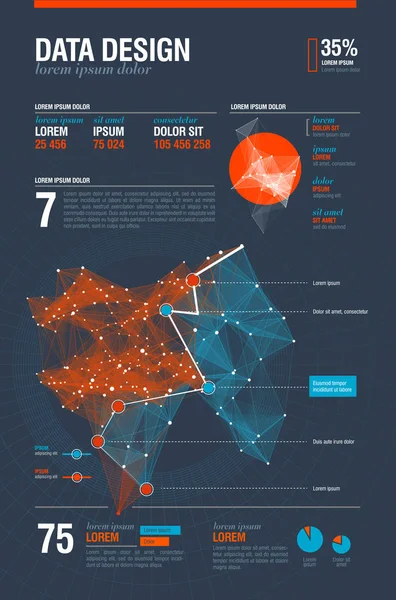 Futuristic Infographic Information Aesthetic Design Complex Data ...