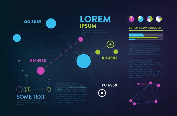 Futuristic Infographic Information Aesthetic Design Complex Data ...