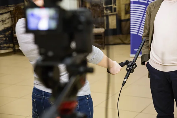 Filmed interview Stock Photos, Royalty Free Filmed interview Images ...