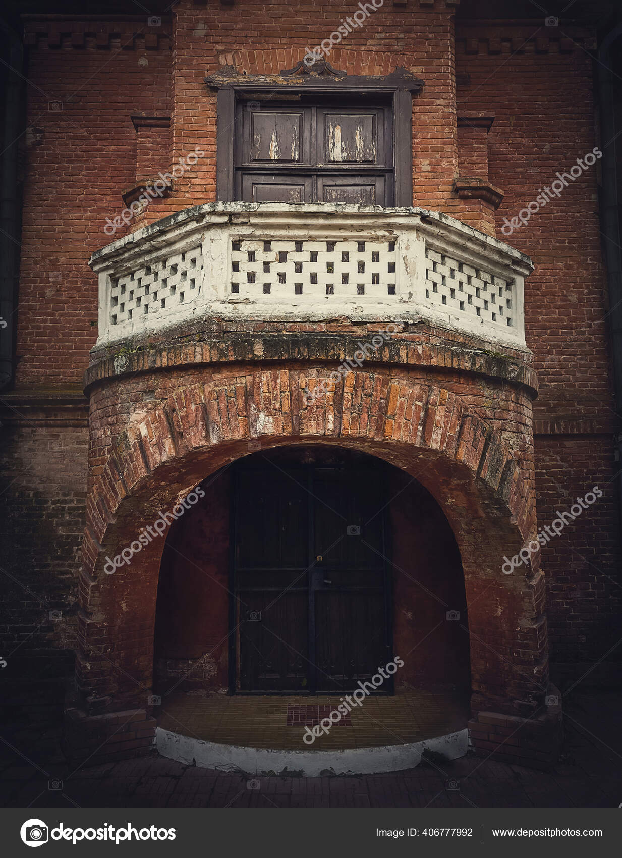Haunted House Front Door