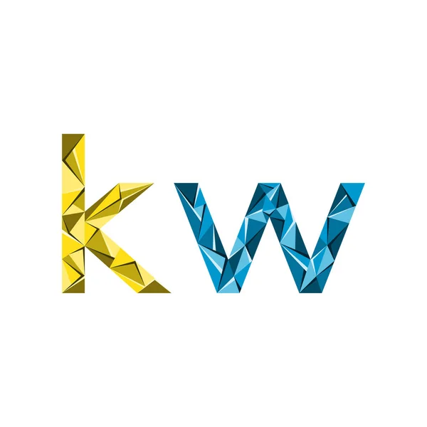 Kwr logo imágenes de stock de arte vectorial | Depositphotos