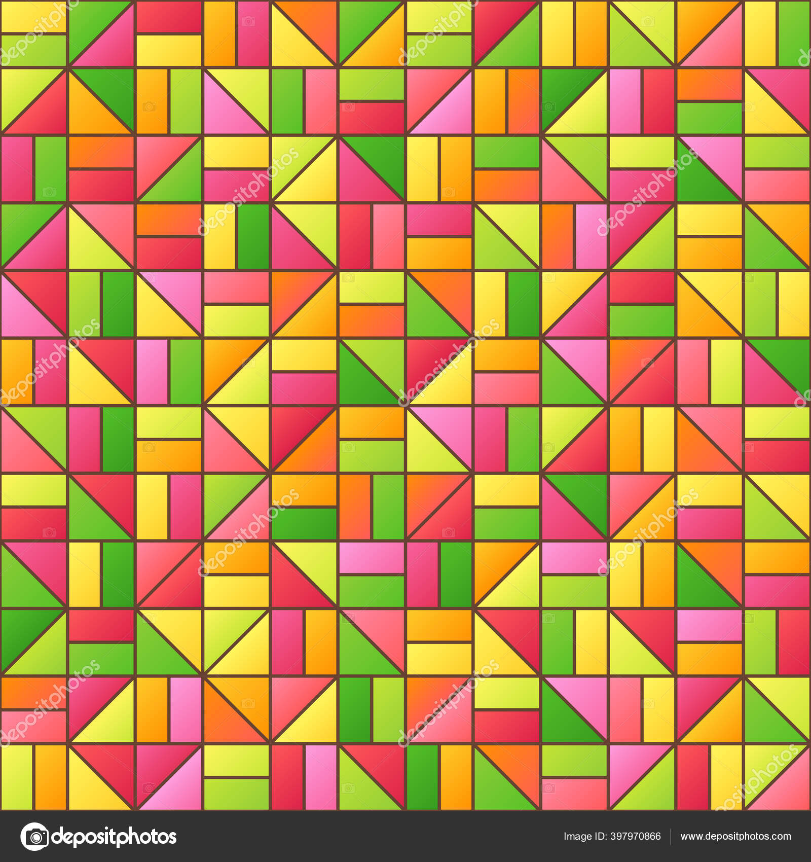 Simple Geometric Designs Squares