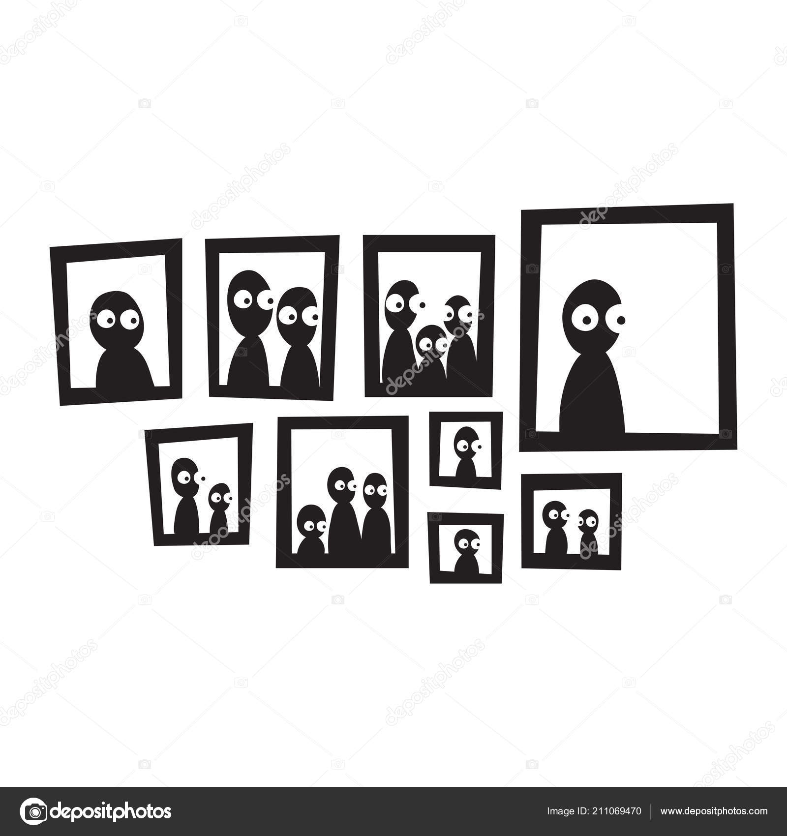 Picture Frames Vector White Background Stock Vector by ©tarnrit 211069470
