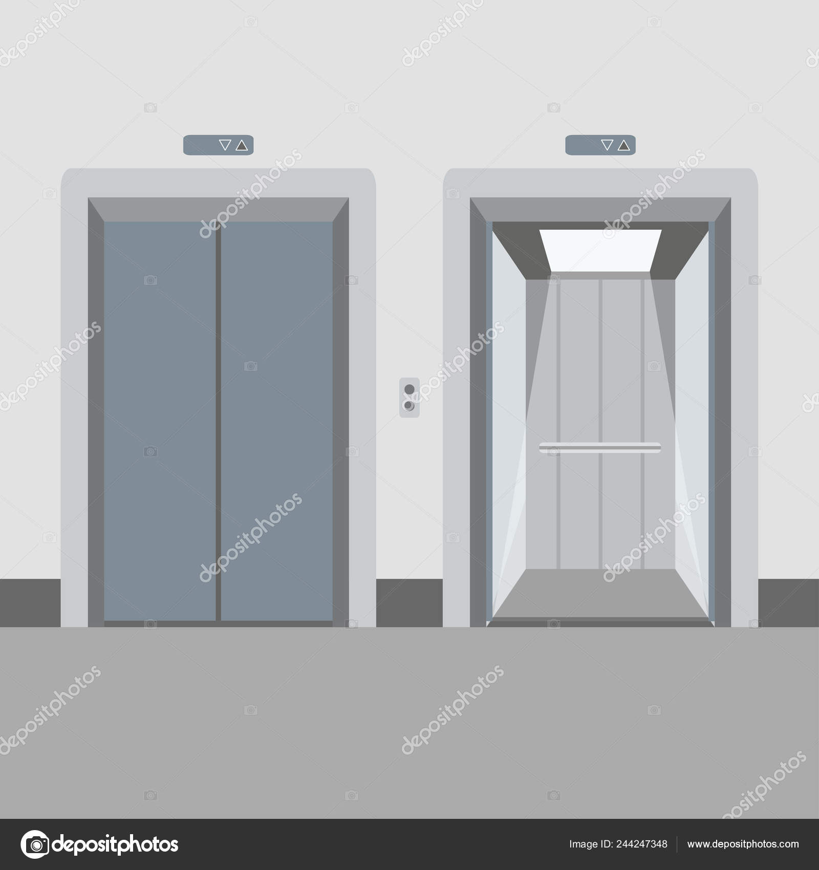 Open Elevator Clipart