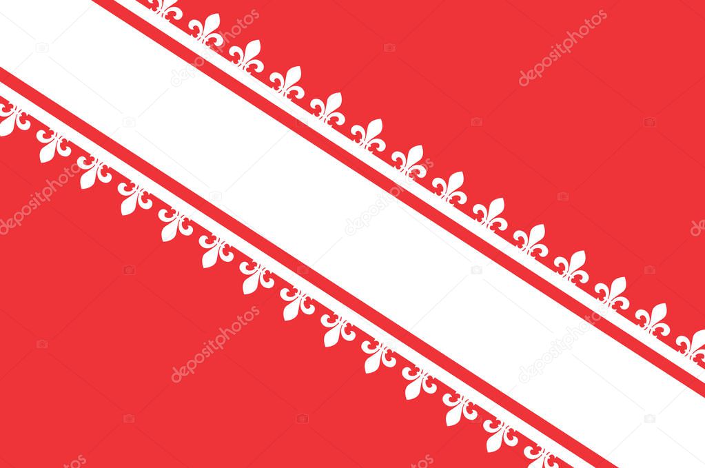 Bandera de Bas-Rhin en Grand Est es una región administrativa francesa 2024
