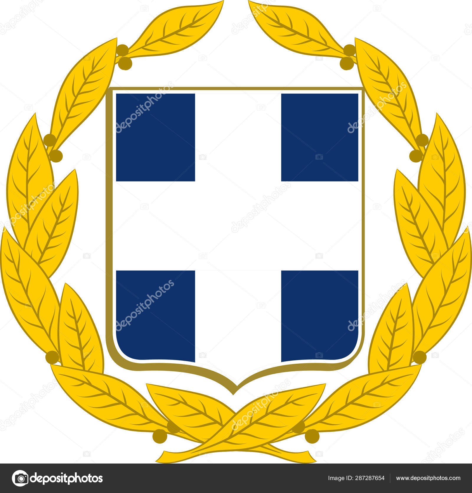 Coat of arms of Greece Stock Vector by ©dique.bk.ru 287287654