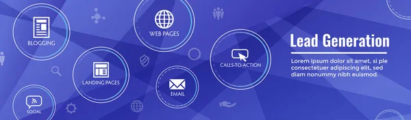 Banner de encabezado web de generación de leads: atraiga leads para que ... Banner de encabezado web de generación de leads: atraiga leads para que ...