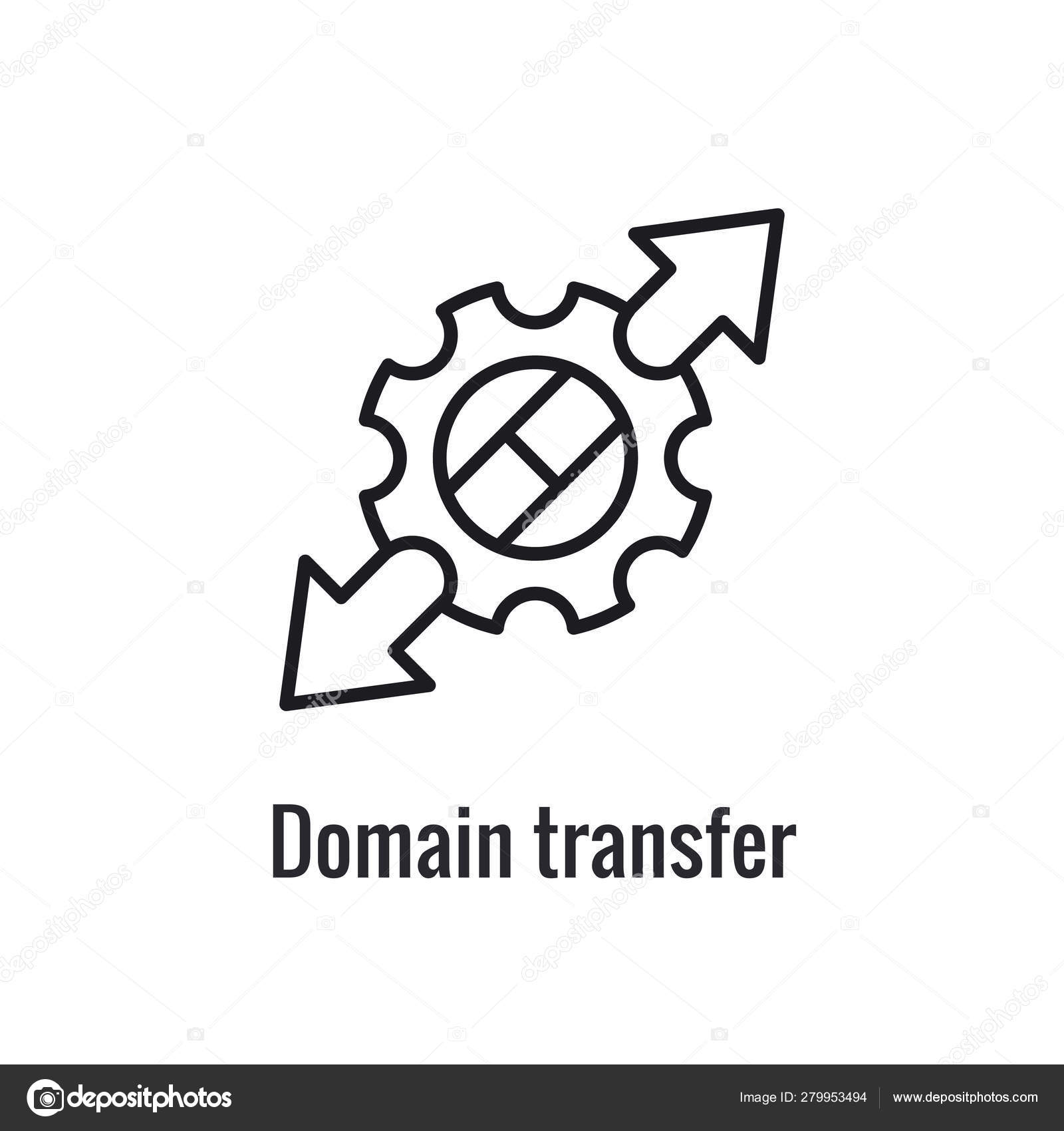 Website Data Transfer Icon with arrow imagery of transfer Stock Vector ...