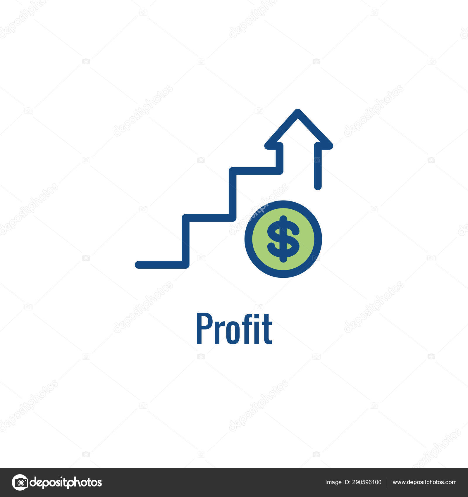 Competitive Pricing Icon Showing an aspect of Pricing, Growth, Stock ...