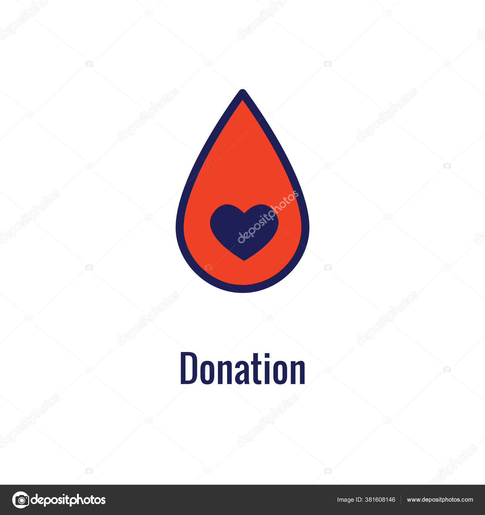 Blood Testing Work Icon Showing One Aspect Blood Draw Process Stock ...