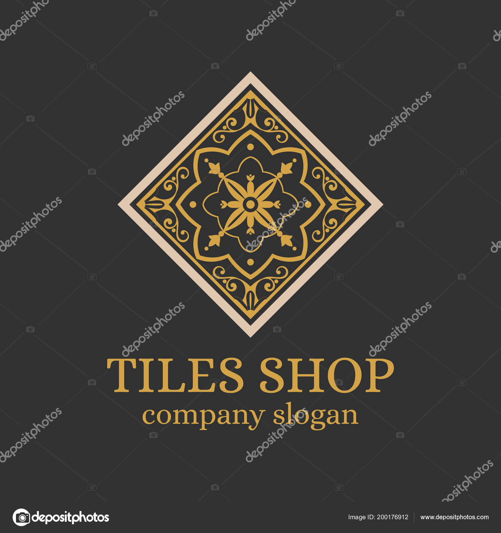 Golden Tile Logo