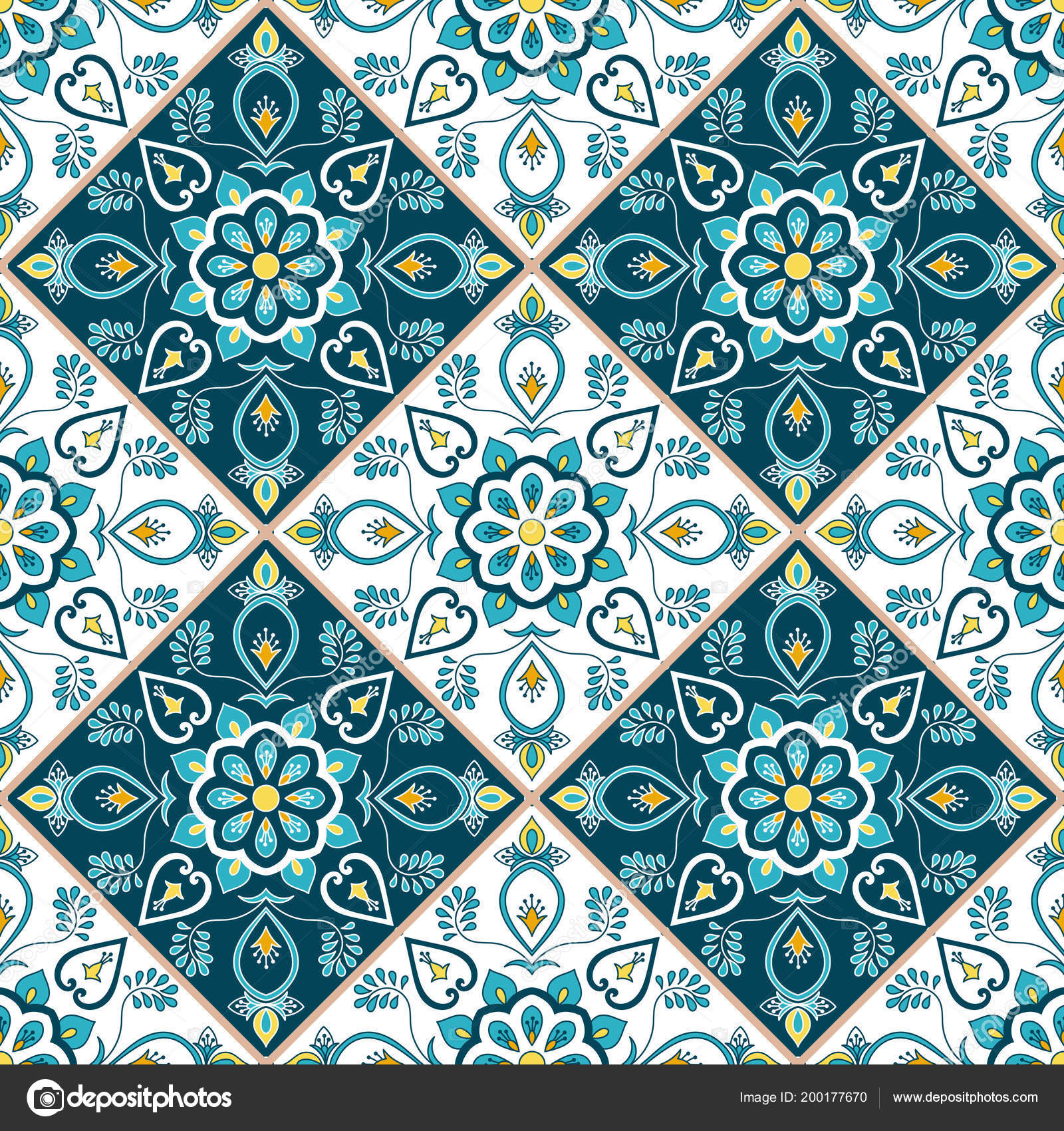 Mexican Tile Vector Pattern