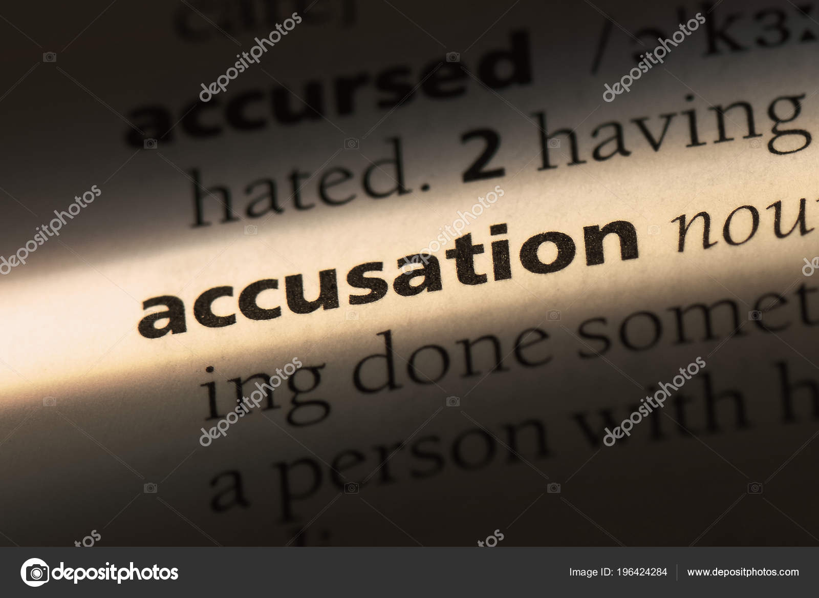 Accusation Word Dictionary Accusation Concept Stock Photo by ©Casimiro ...