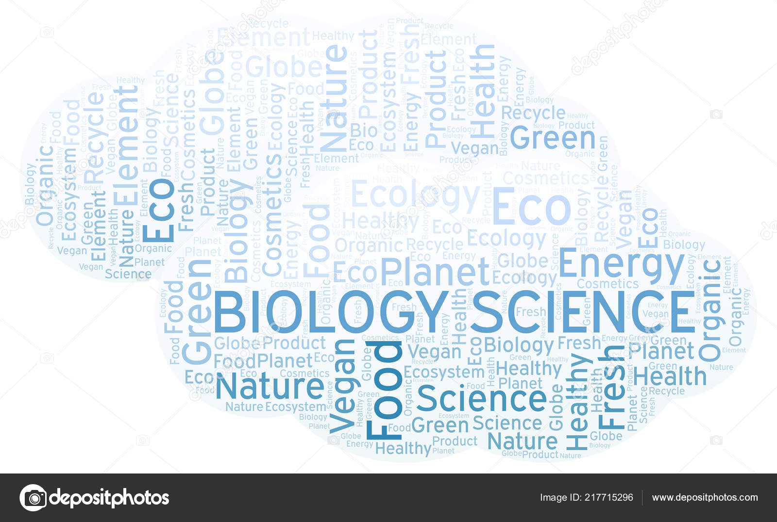 Biology Science Word Cloud Wordcloud Made Text Only — Stock Photo ...